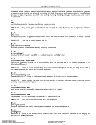 Standard API 6A-2011 for Oil & Gas Wellhead & Christmas Tree Equipment ...