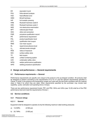 Standard API 6A-2011 for Oil & Gas Wellhead & Christmas Tree Equipment ...