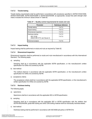 Standard API 6A-2011 for Oil & Gas Wellhead & Christmas Tree Equipment | PDF