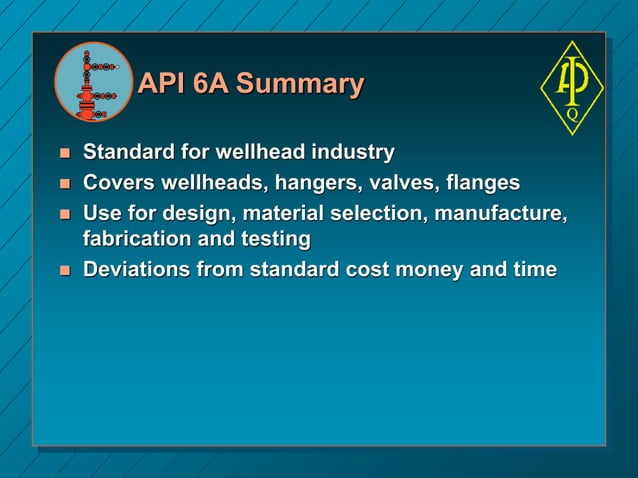 API 6A Wellhead Selection.ppt | Home Appliances | Home & Garden
