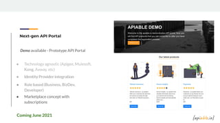 apidays LIVE Jakarta - What will the next generation of API Portals ...