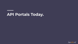 apidays LIVE Jakarta - What will the next generation of API Portals ...