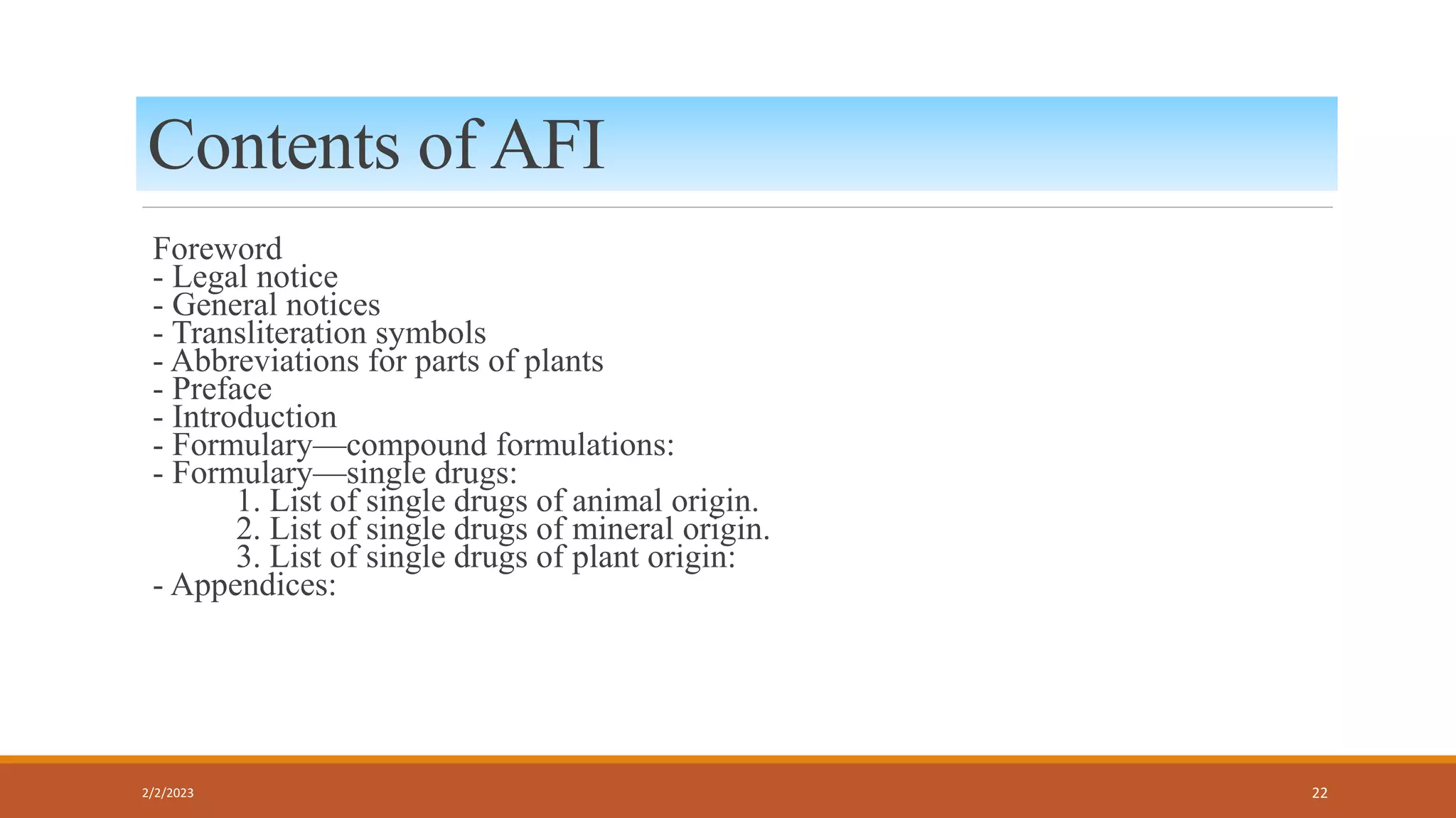 API, AFI – AN OVERVIEW BY DR AJITH KUMAR | PPTX