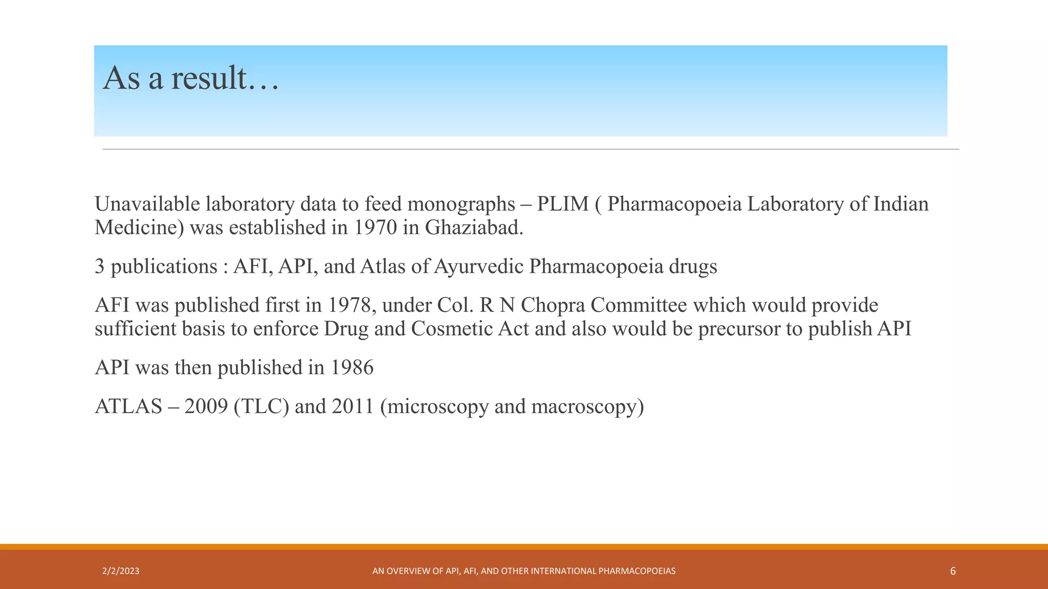 API, AFI – AN OVERVIEW BY DR AJITH KUMAR | PPTX