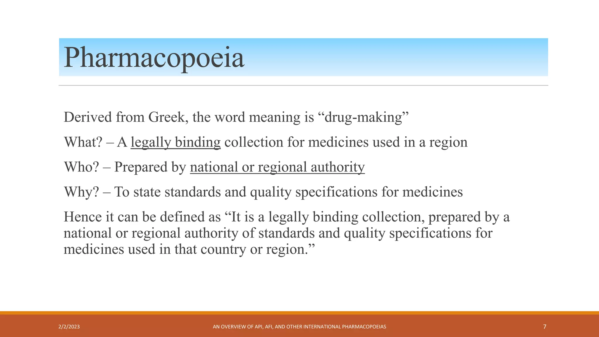 API, AFI – AN OVERVIEW BY DR AJITH KUMAR | PPTX