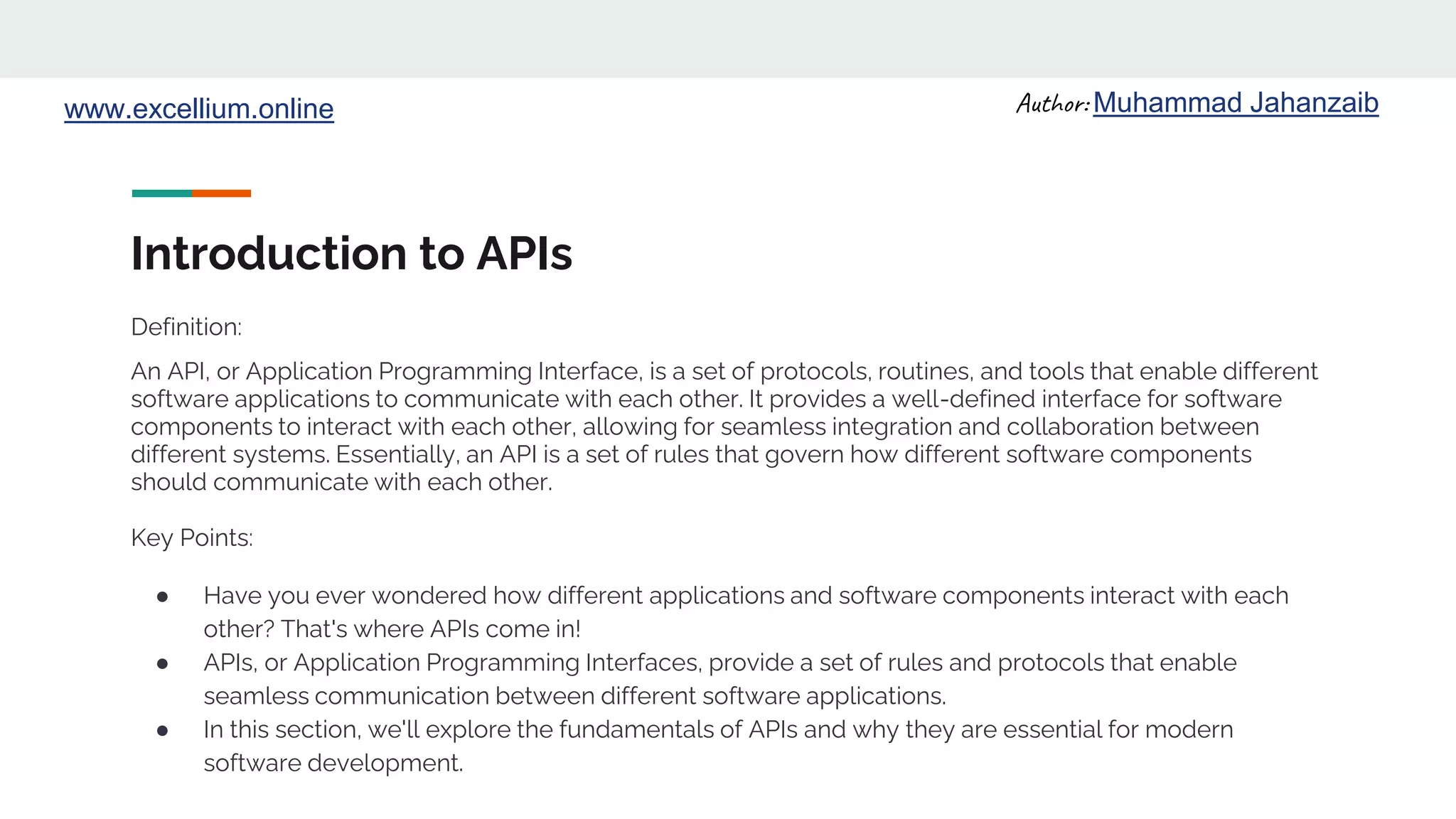 API (Application program interface) | PPTX