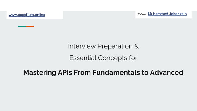 API (Application program interface) | PPTX