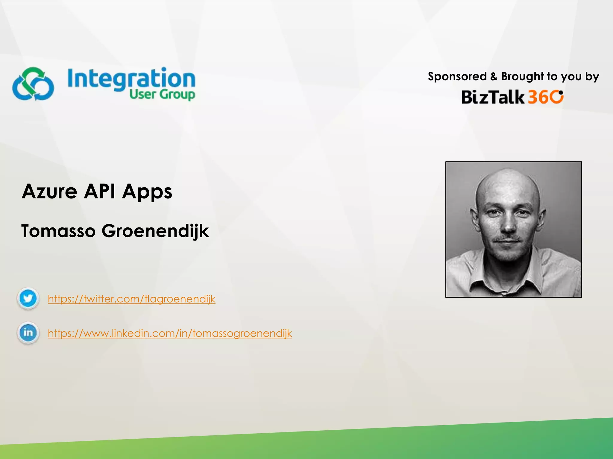 Azure Api Apps Ppt