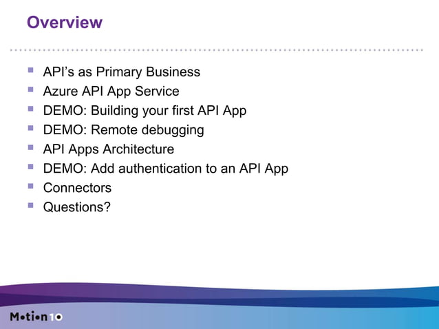Azure API Apps | PPT Azure API Apps | PPT