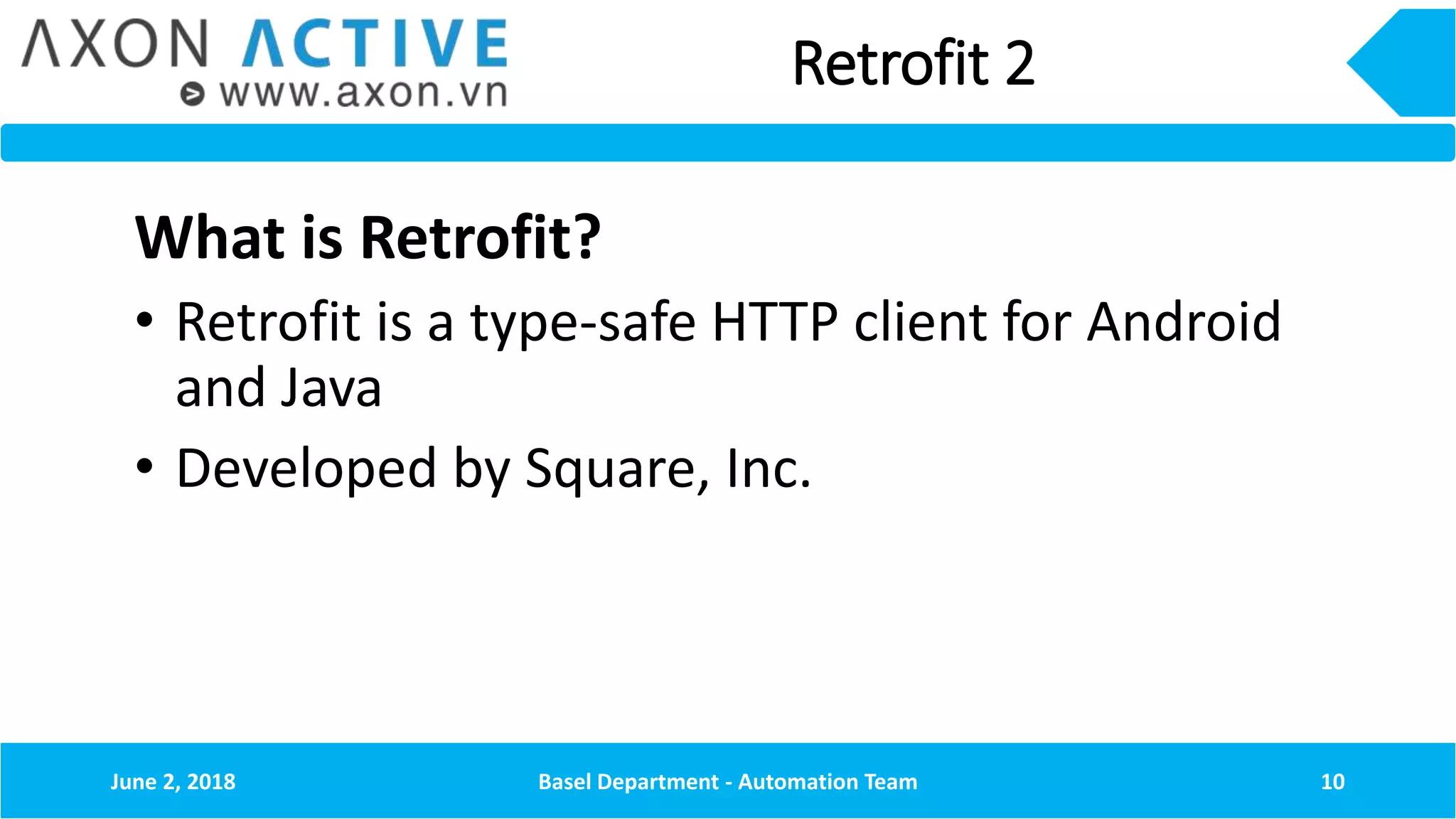 Dn Scrum Breakfast Api Automation Testing Using Retrofit And Cucumber Ppt