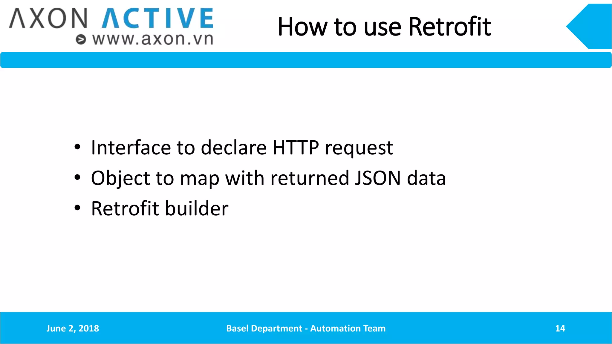 Dn Scrum Breakfast Api Automation Testing Using Retrofit And Cucumber Ppt