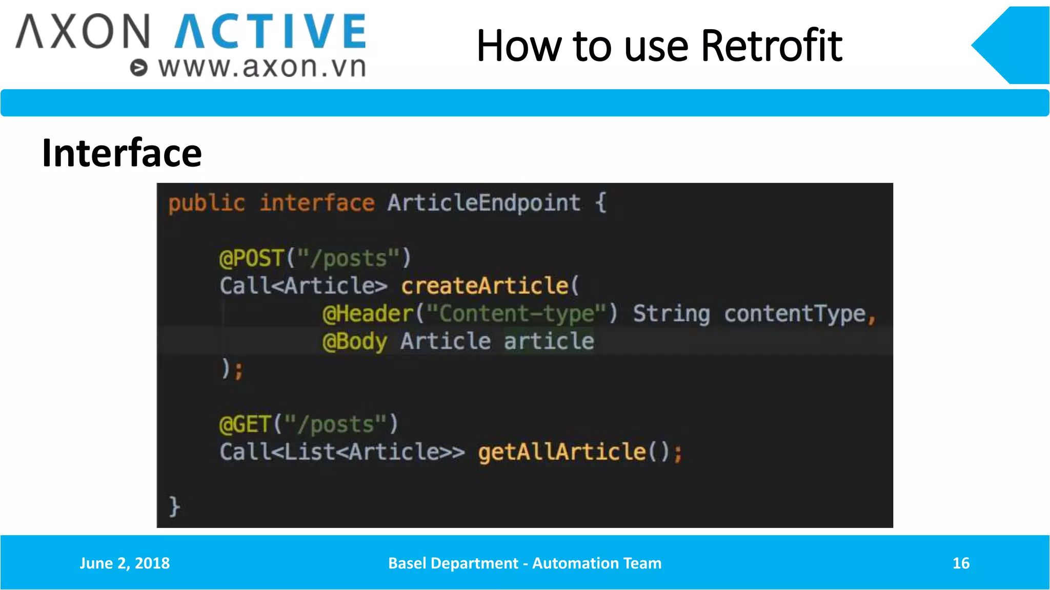Dn Scrum Breakfast Api Automation Testing Using Retrofit And Cucumber Ppt