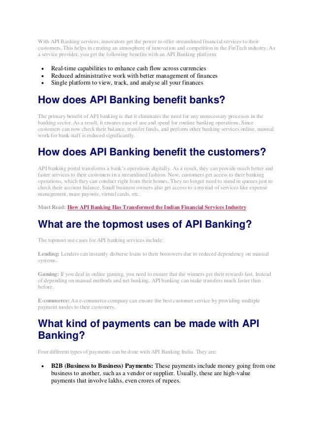 Api banking / Fidypay | PDF