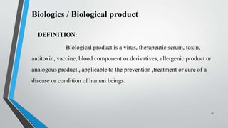 API, BIOLOGICS,NOVEL,THERAPIES........pptx