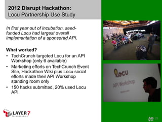 ROI for APIs: Using Hackathons to Evaluate Your API Program | PPT