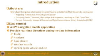 Traffic Data Analysis and Prediction using Big Data | PPTX