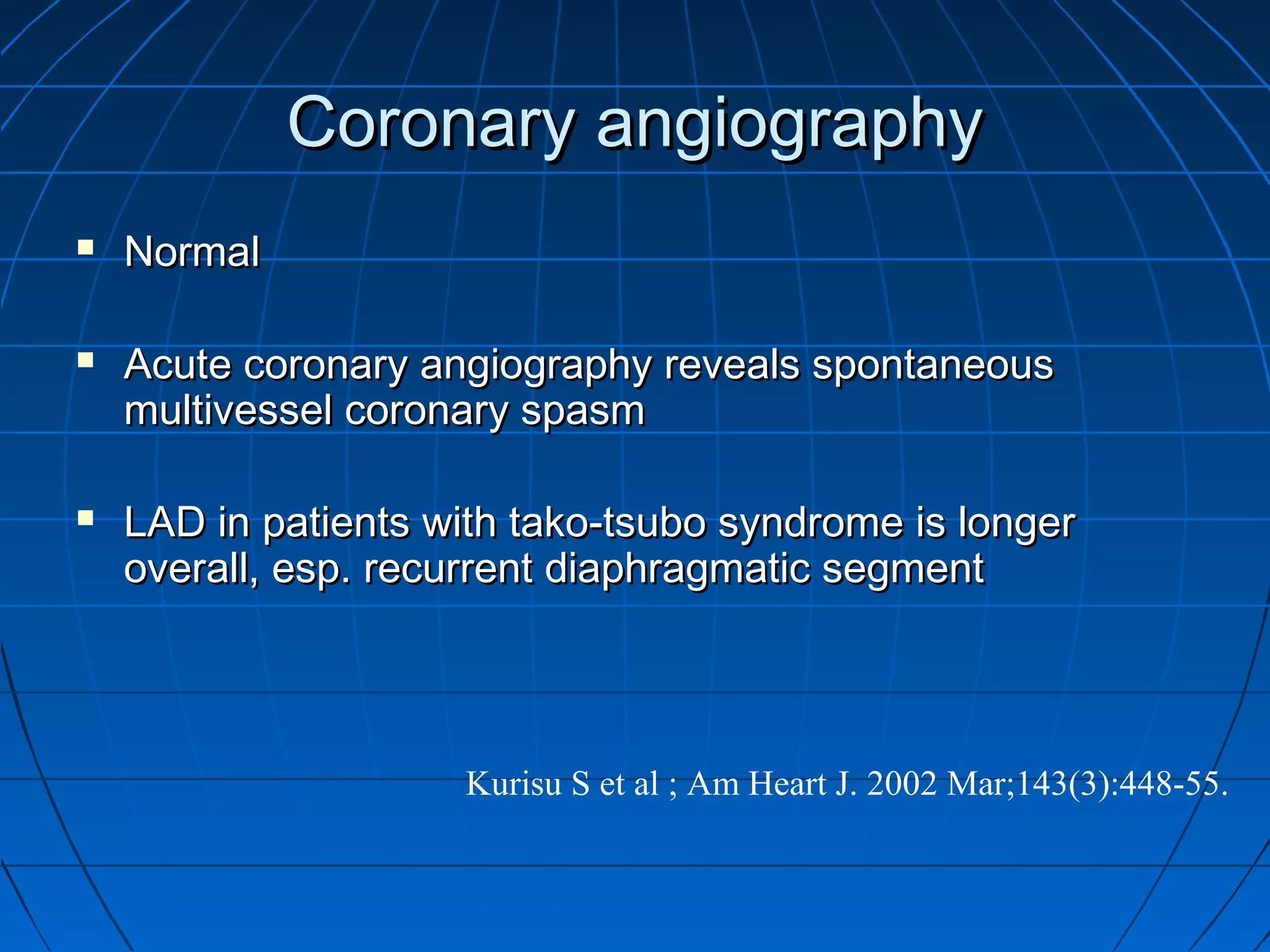 Apical Ballooning Syndrome | PPT