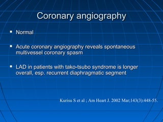 Apical Ballooning Syndrome | PPT