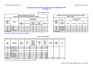 Api calculator 07_08_practice_school_data | XLS | Standardized Testing ...