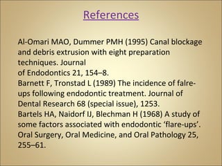 Apical extrusion of intracanal bacteria following use of various ...
