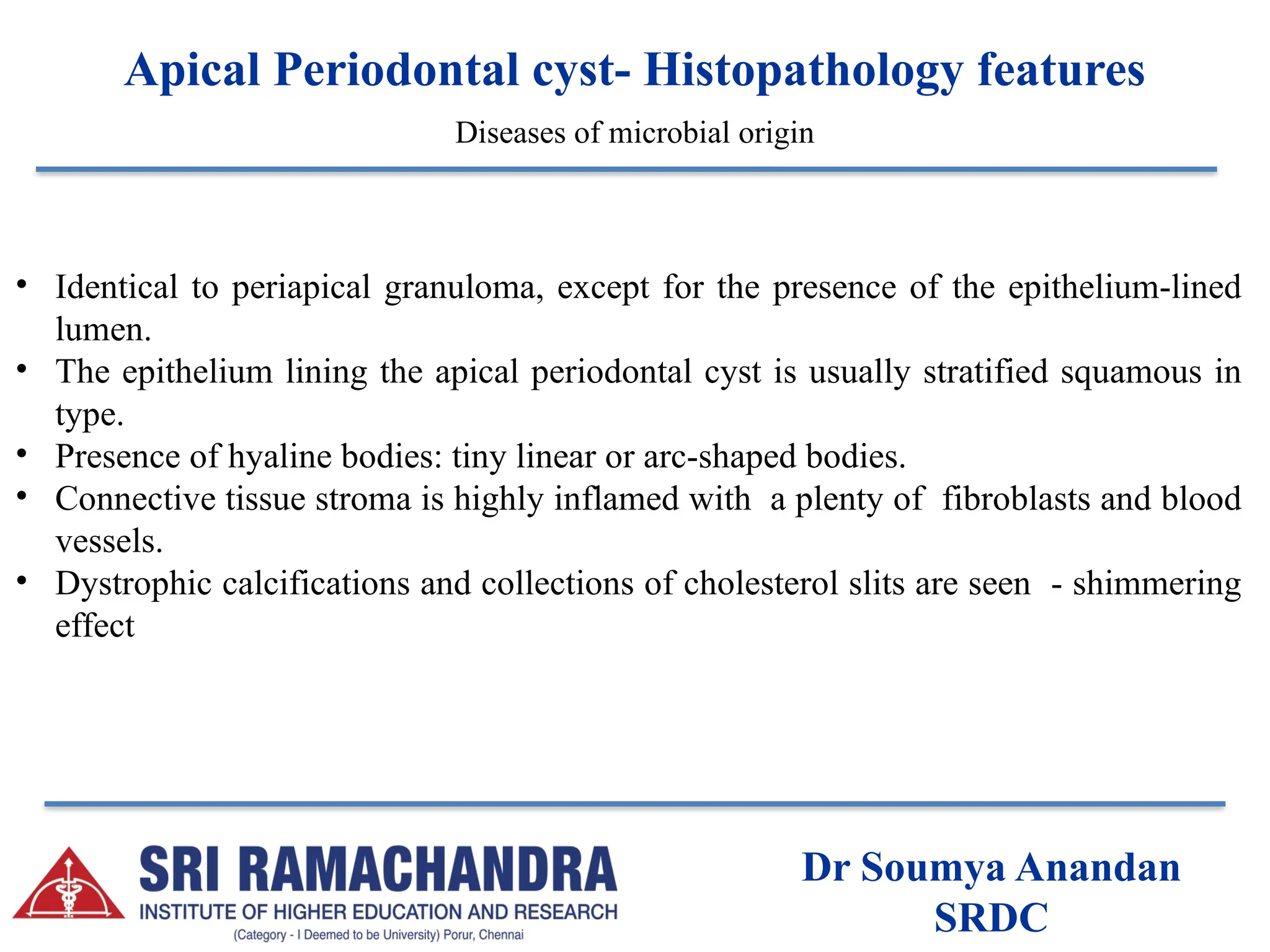 Apical peridontal cyst, Periapical abscess.pptx