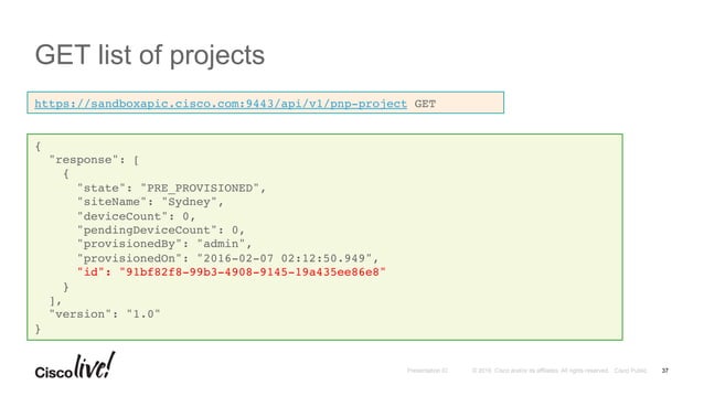 APIC EM APIs: a deep dive | PPT