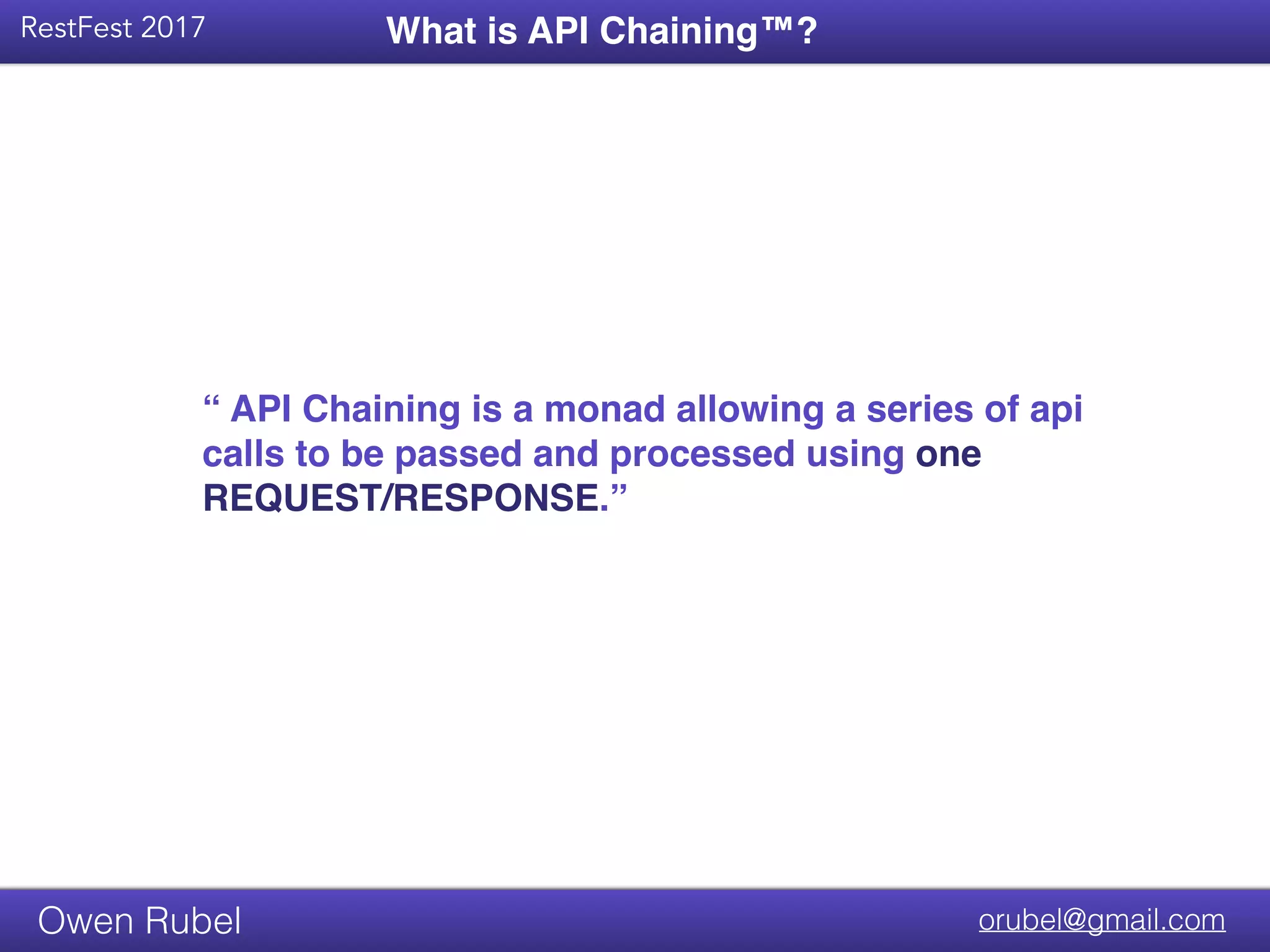 Api chaining(tm) | PPT