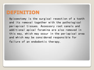 Apicoectomy | PPTX