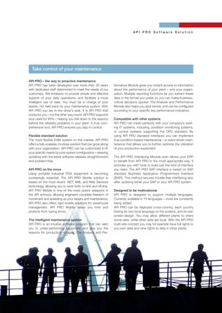 Api company brochure | PDF