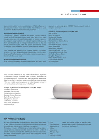 Api company brochure | PDF