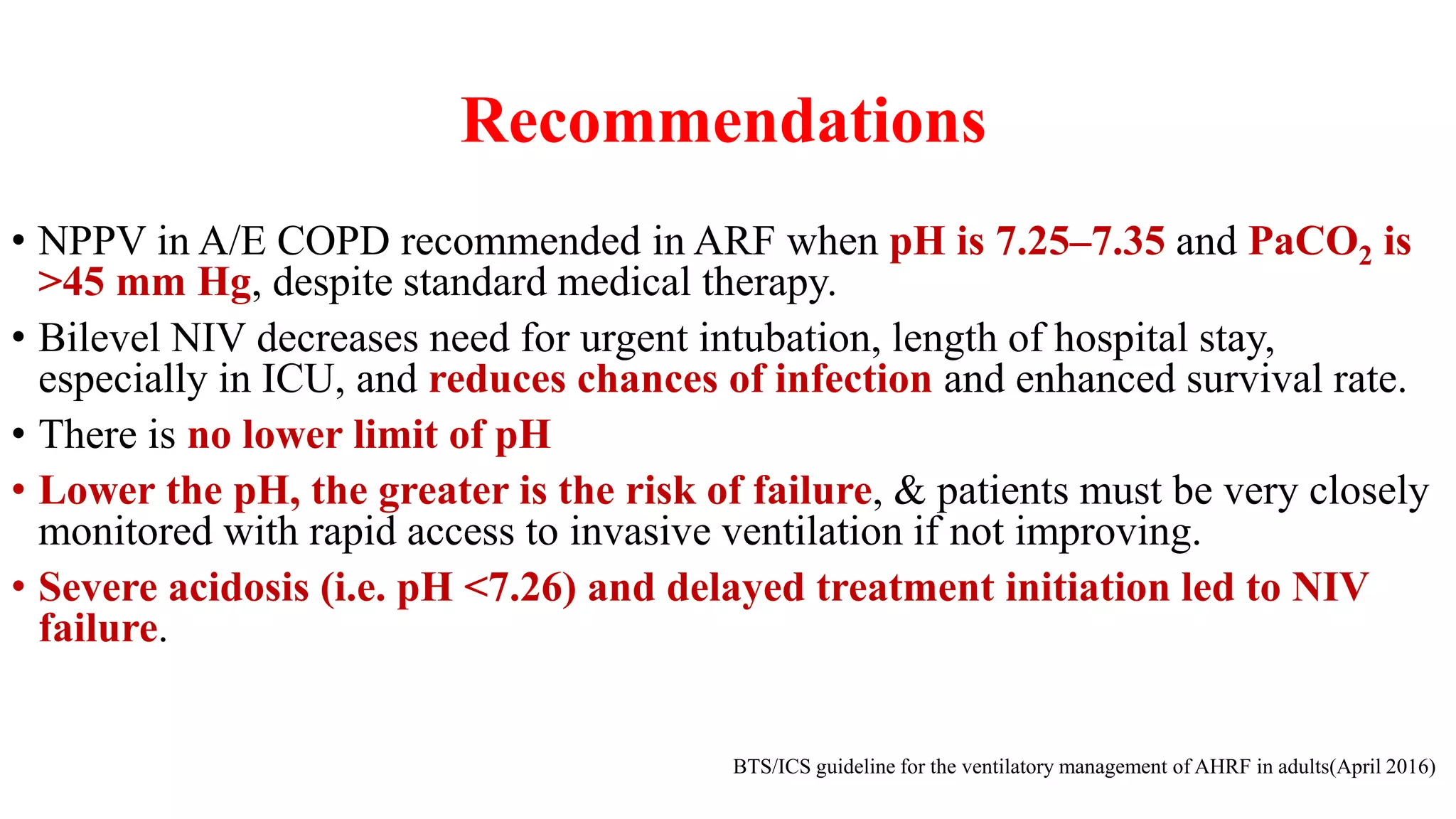 Noninvasive ventilation in COPD | PPTX