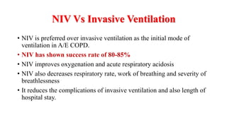 Noninvasive ventilation in COPD | PPTX