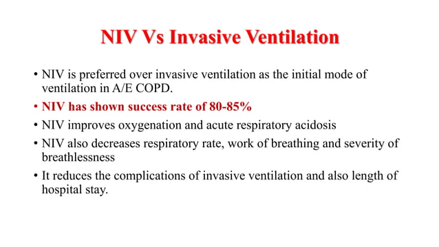 Noninvasive ventilation in COPD | PPT