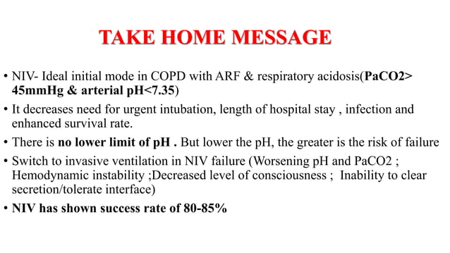 Noninvasive ventilation in COPD | PPT