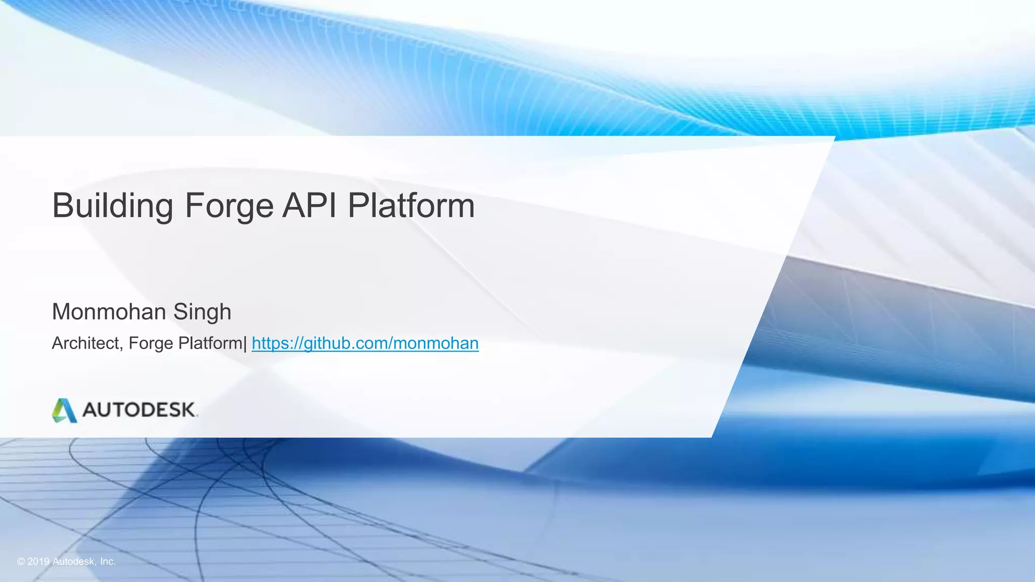 Api Craft Building Autodesk Forge Apis Ppt