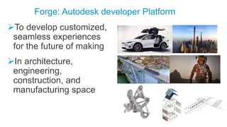API Craft : Building Autodesk Forge APIs | PPT