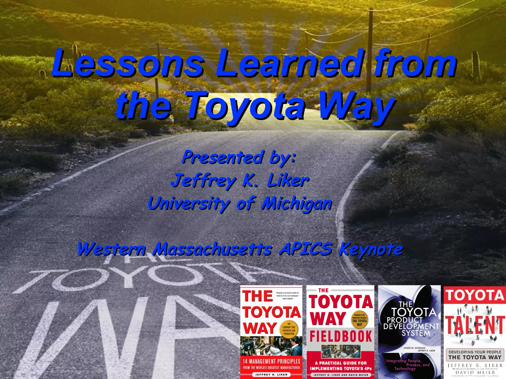 Toyota production way | PPT