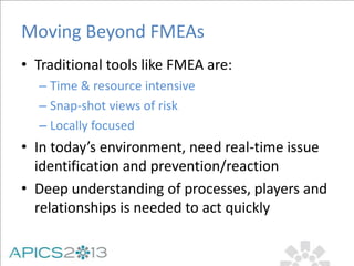 Apics 2013: You Shockproof Value Chain | PPTX