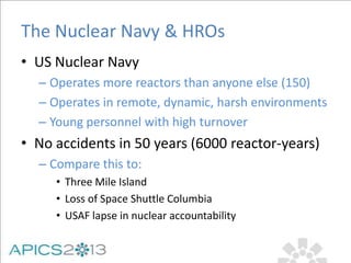 Apics 2013: You Shockproof Value Chain | PPTX