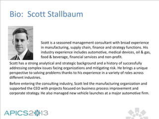 Apics 2013: You Shockproof Value Chain | PPTX