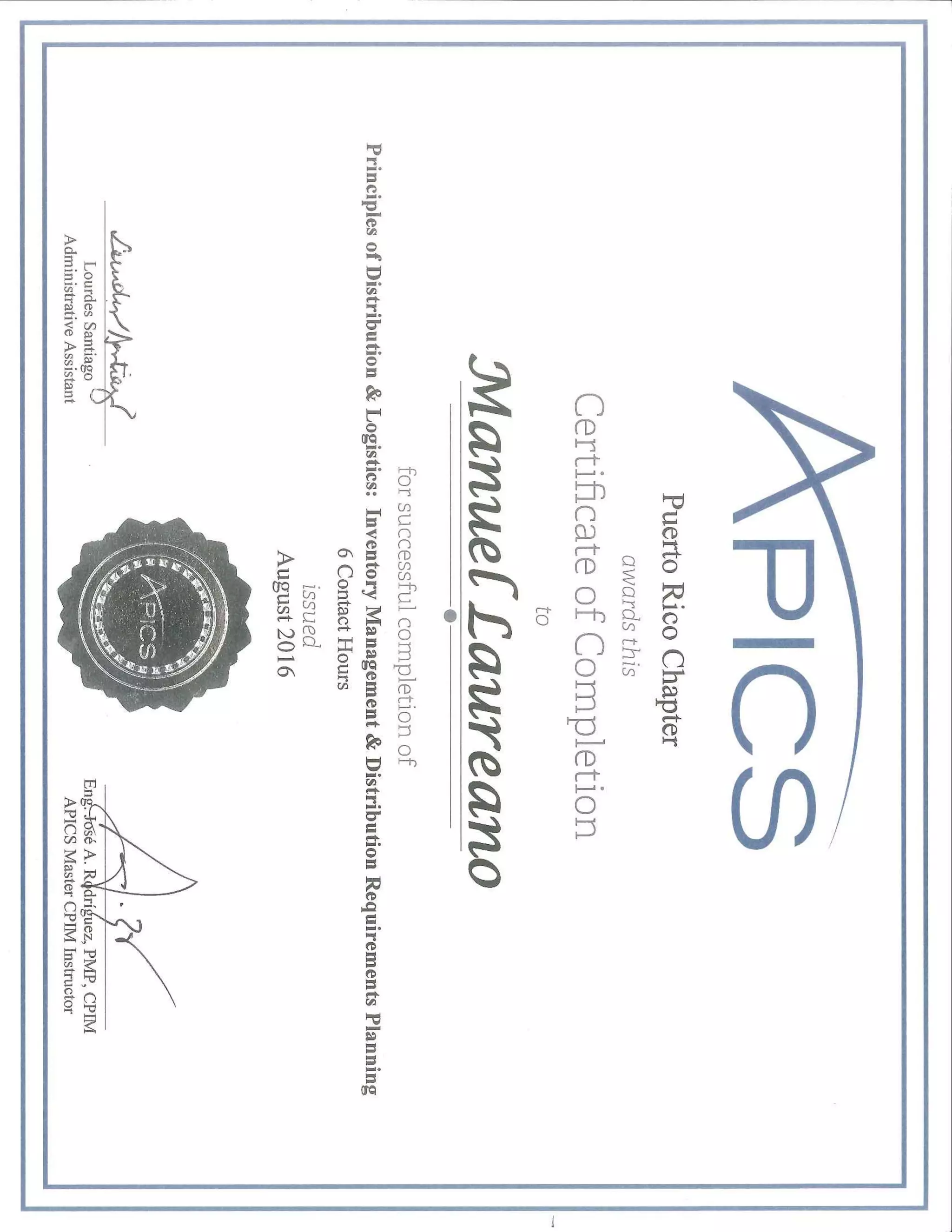 APICS Inventory Management & DRP | PDF