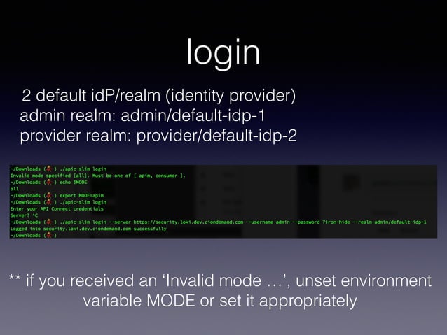 IBM Apic toolkit cheatsheet | PPT