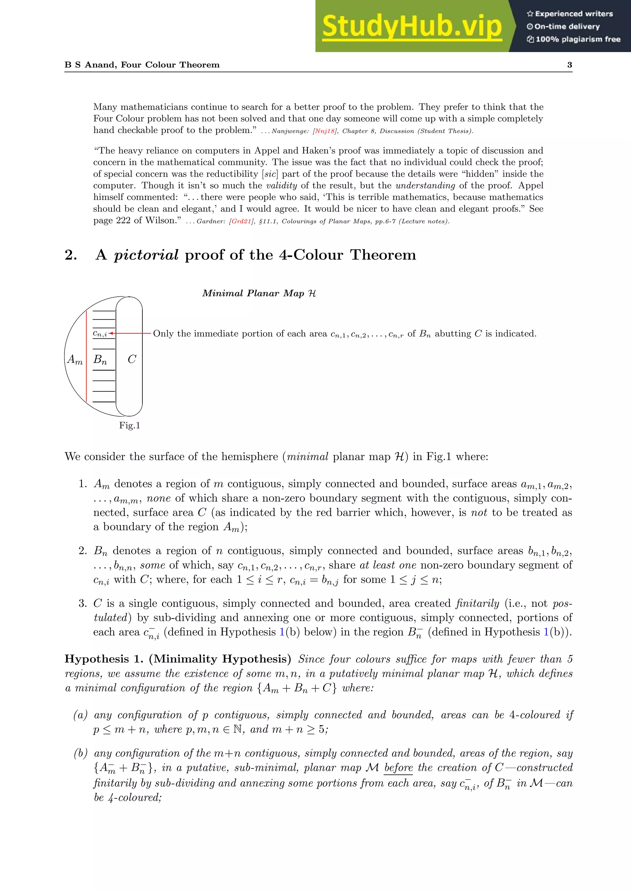 A Pictorial Proof Of The Four Colour Theorem | PDF