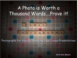 A picture is Worth a Thousand Words | PPTX