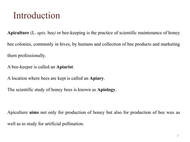 Apiculture | PPTX
