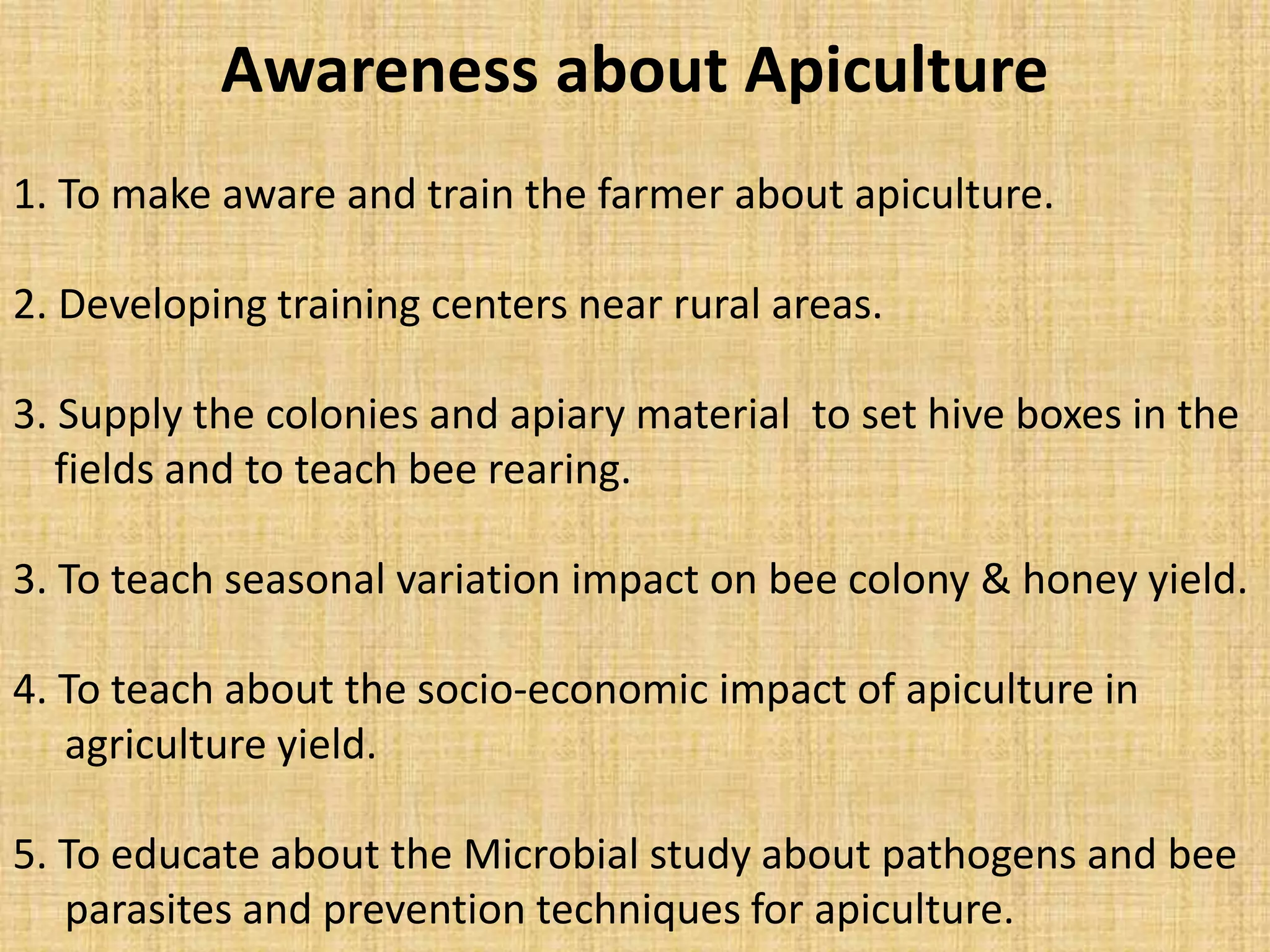 Apiculture an introduction | PPT
