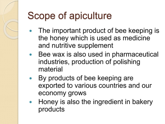 Apiculture and bee keeping.pptx | Beekeeping | Hobbies & Interests
