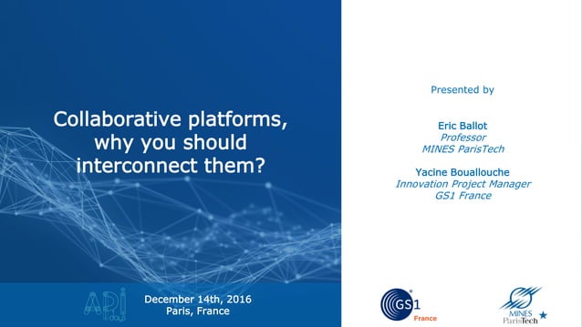 Collaborative platforms, why we should interconnect them ? | PPT
