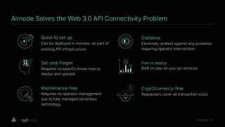 INTERFACE, by apidays - Connecting APIs to the Blockchain, Mason Burkhalter, API3 | PPT
