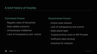 INTERFACE, by apidays - Connecting APIs to the Blockchain, Mason Burkhalter, API3 | PPT